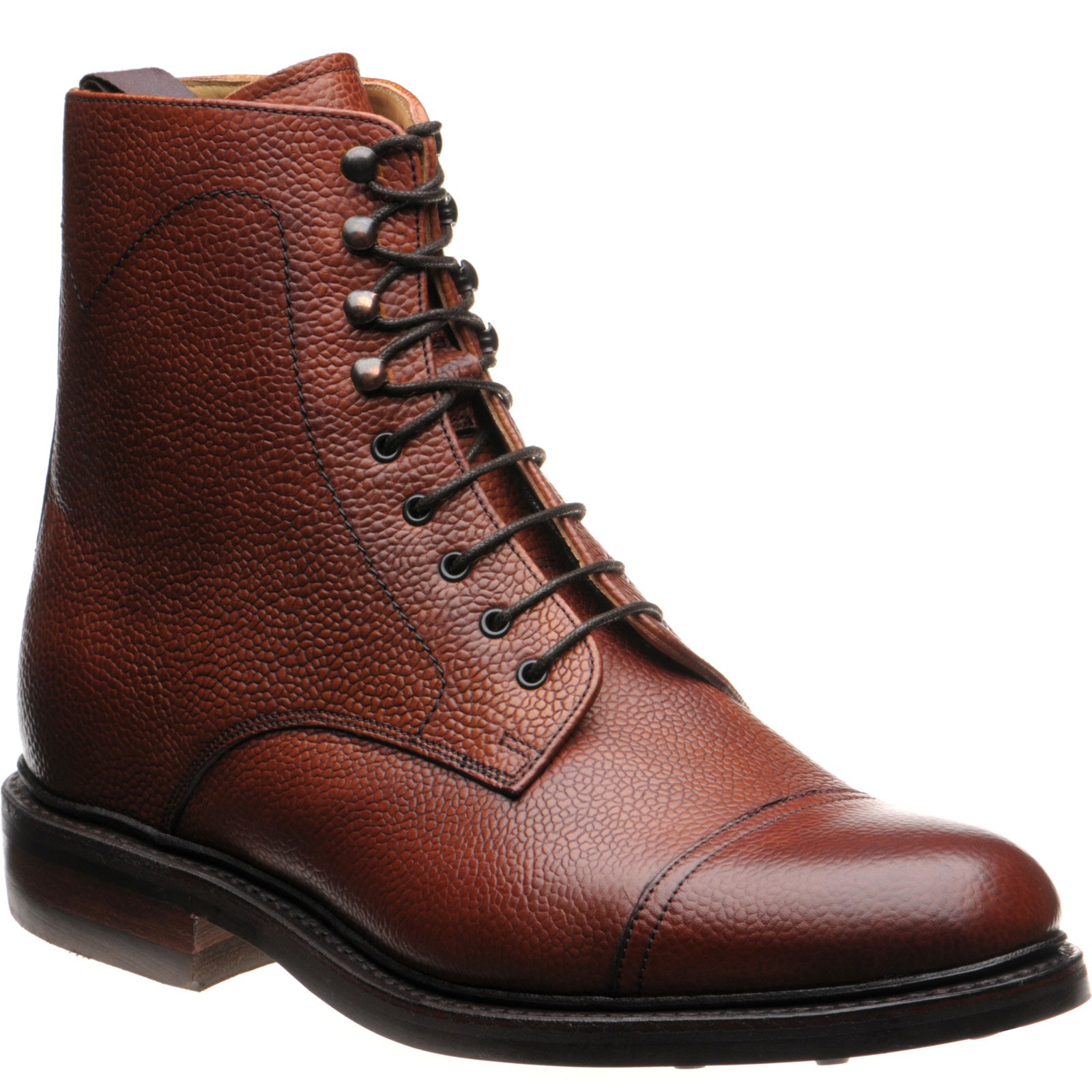 Barker shoes | Barker Country | Donegal rubber-soled boots in Antique ...