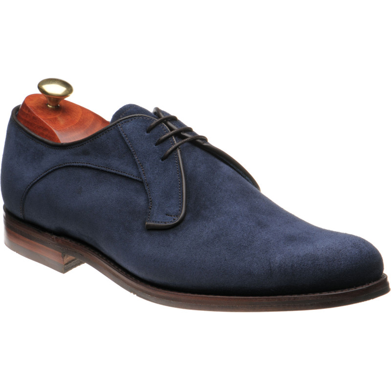 Barker shoes | Barker Creative | Derby rubber-soled Derby shoes in Navy ...