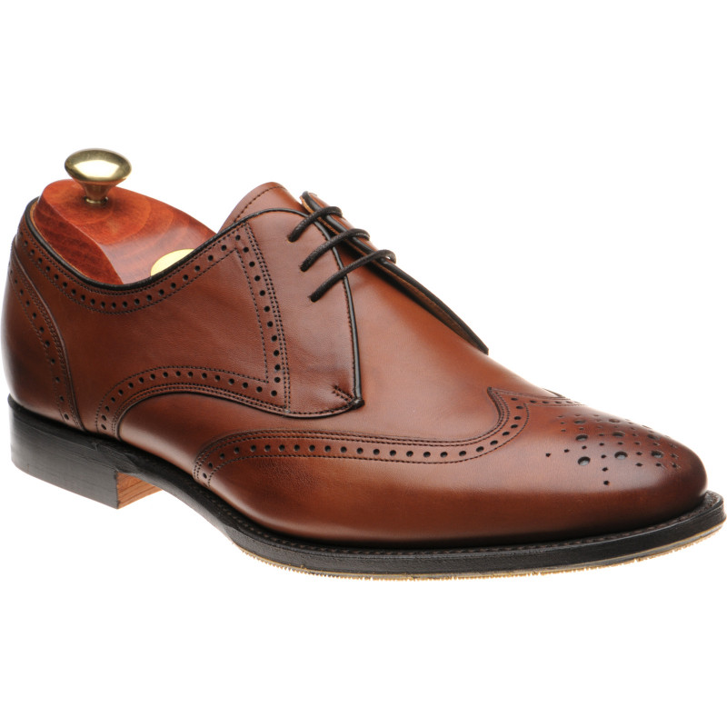 Barker shoes | Barker Sale | Bakewell hybrid-soled brogues in Chestnut ...