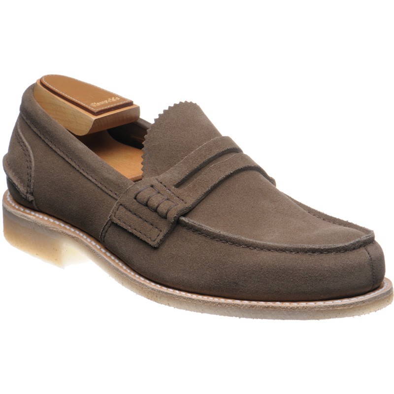 Church shoes | Church Rubber MTO | Pembrey Crepe in Suede Mud at ...
