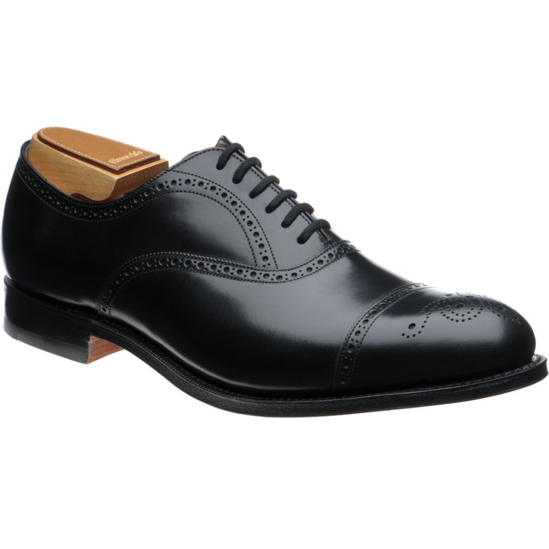 Church shoes | Church Office | Toronto semi-brogues in Black Polished ...