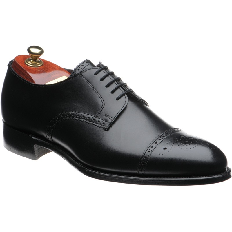 Cheaney shoes | Cheaney Imperial | Osborne brogues in Black Calf at ...