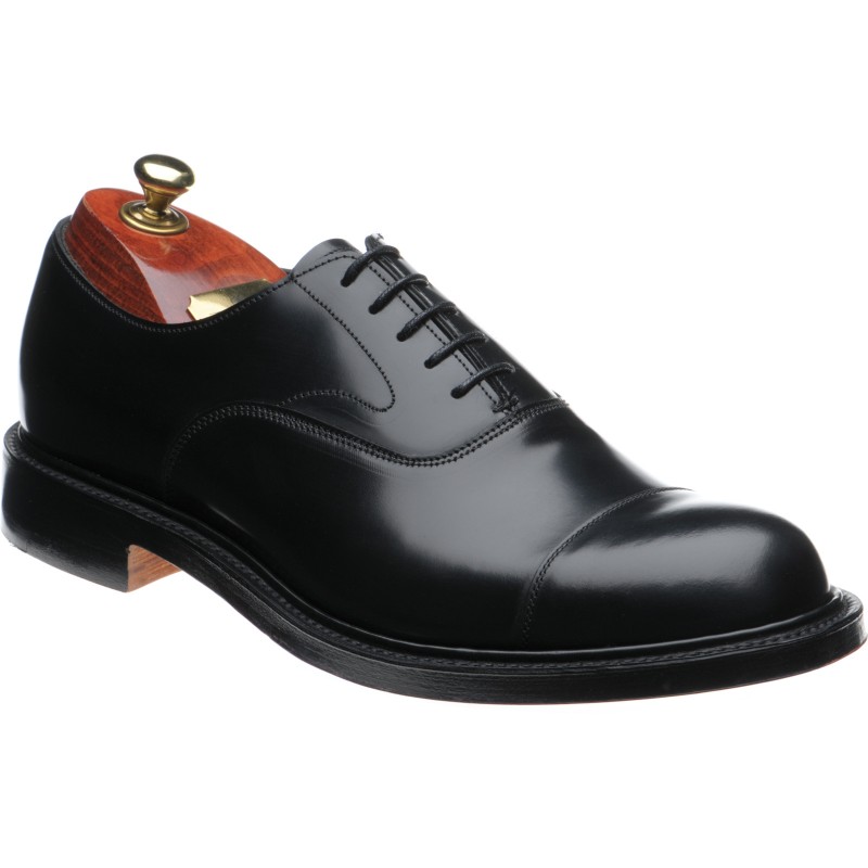 Cheaney shoes | Cheaney of England | Greenwich Oxfords in Black Hi ...
