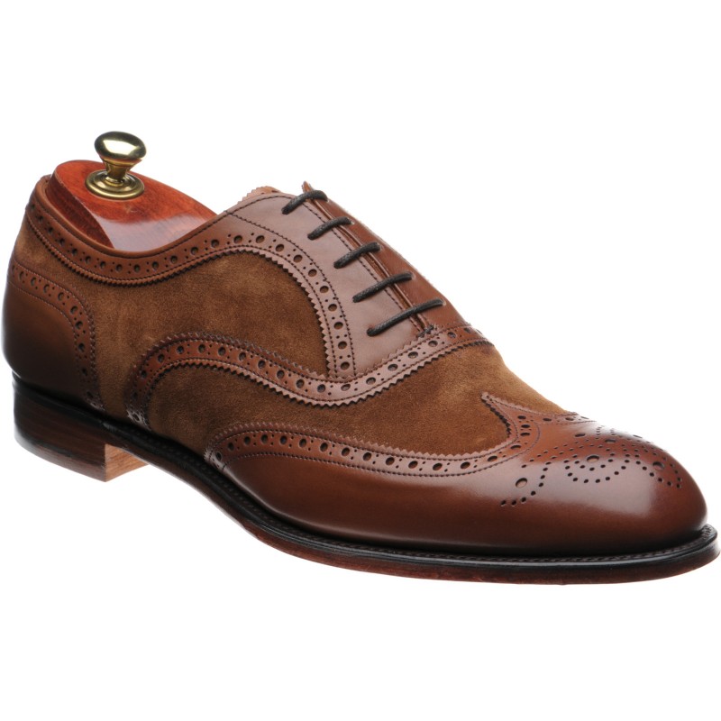 Cheaney shoes | Cheaney 125 Collection | Edwin II two-tone brogues in ...