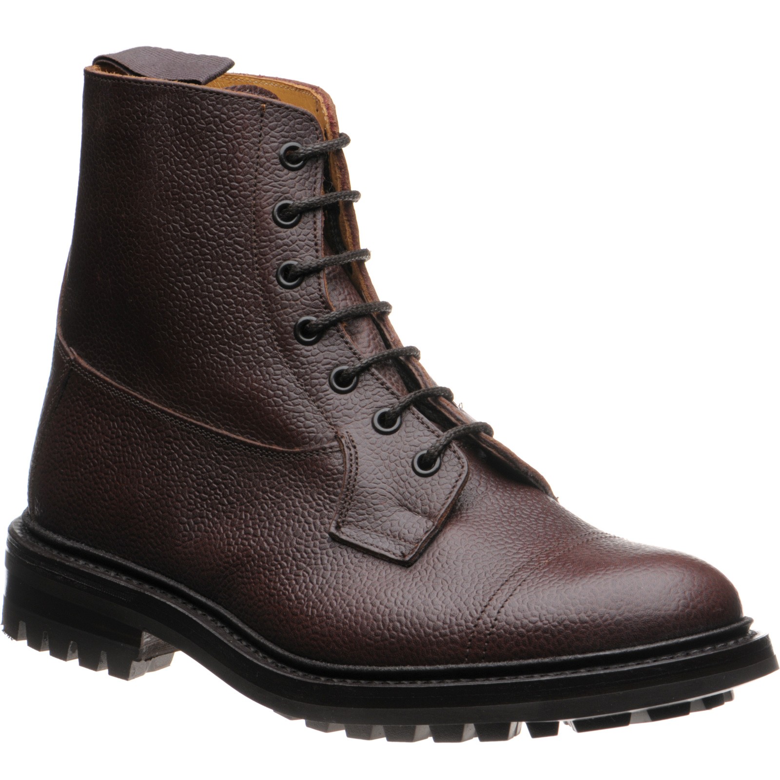Trickers shoes | Trickers Country Collection | Grassmere rubber-soled boots in Brown Zug at ...