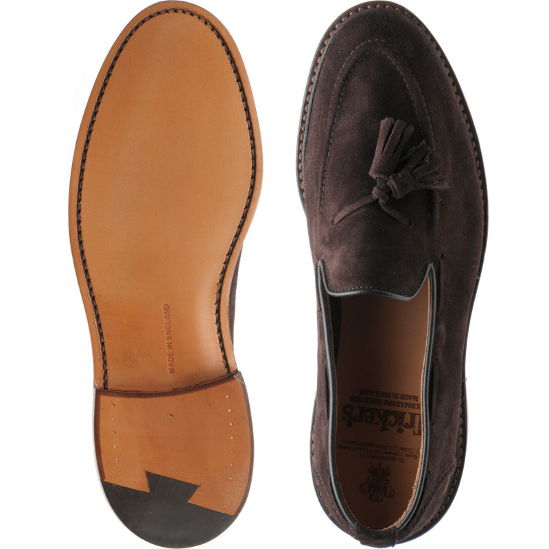 Trickers shoes | Trickers Town | Elton tasselled loafers in Coffee ...