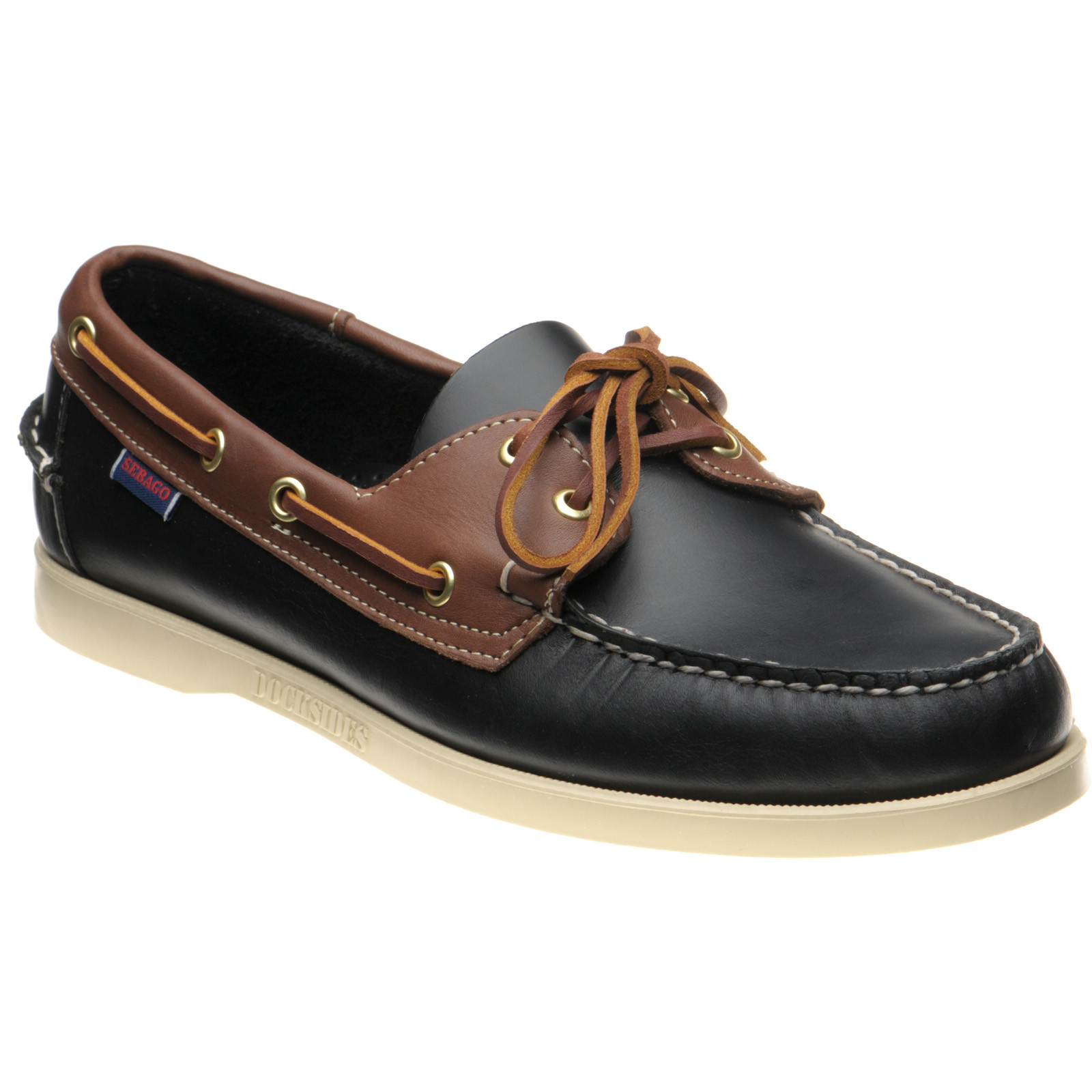 Sebago shoes | Sebago | Dockside Portland rubber-soled deck shoes in ...