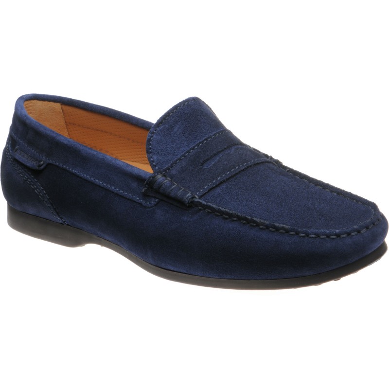 Sebago shoes | Sebago | Trenton II rubber-soled loafers in Blue Navy ...