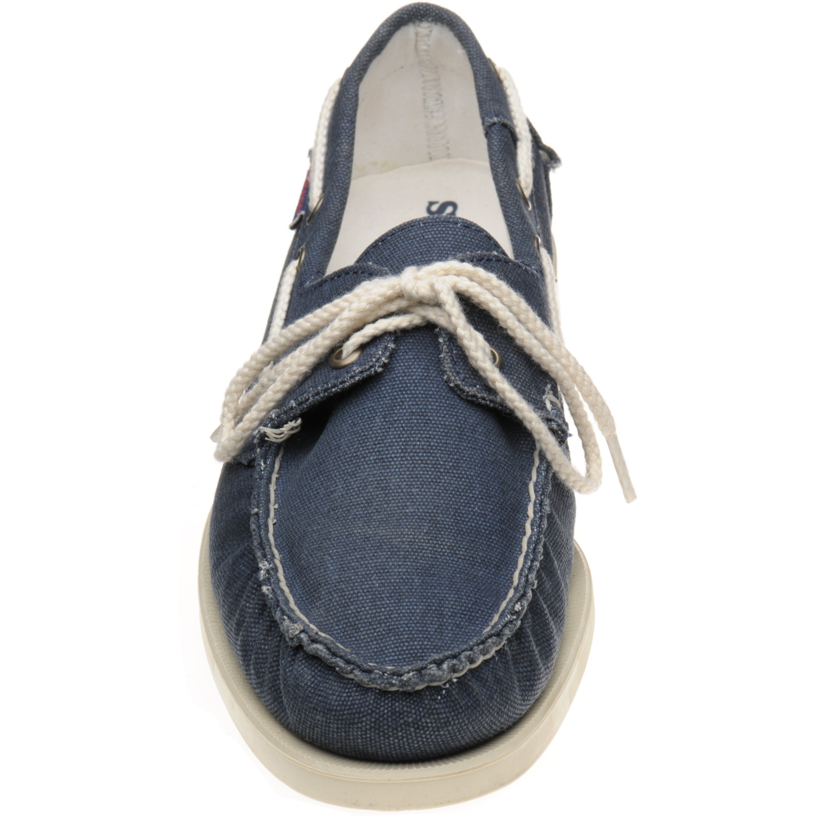 Sebago shoes | Sebago | Dockside Portland Canvas rubber-soled deck ...