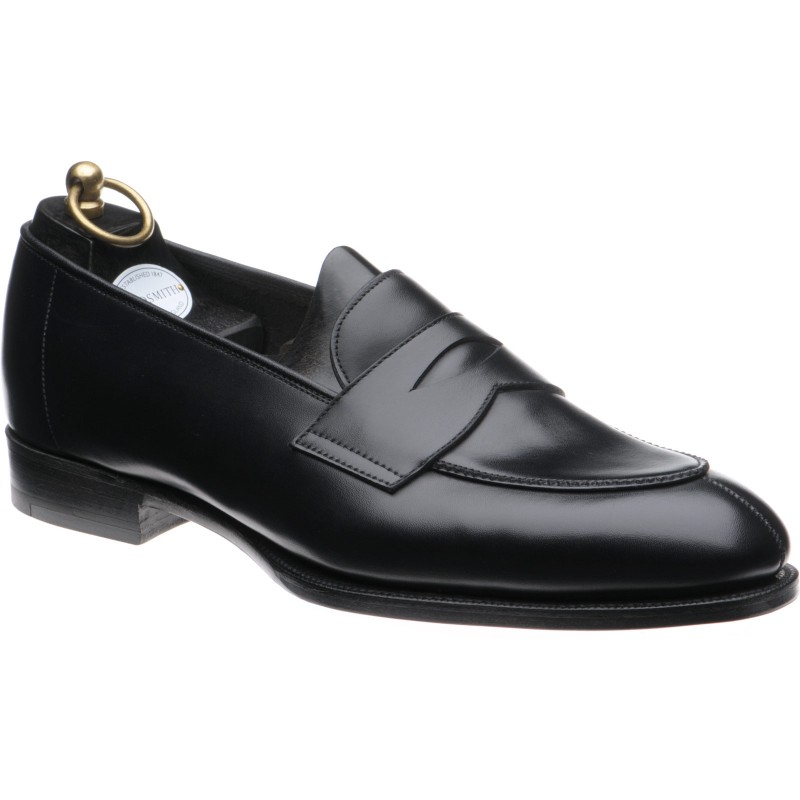 Wildsmith shoes | 1847 | Bloomsbury OLD loafers in Black Calf at ...