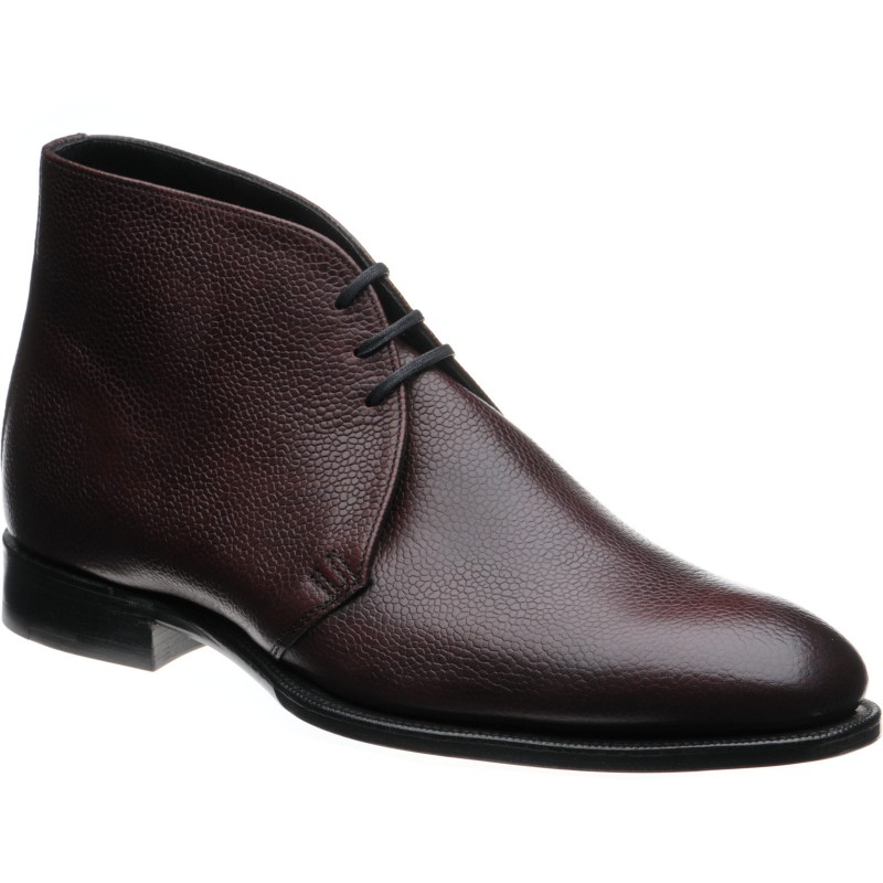 Wildsmith shoes | 1847 | George OLD Chukka boots in Oxblood Grain at ...