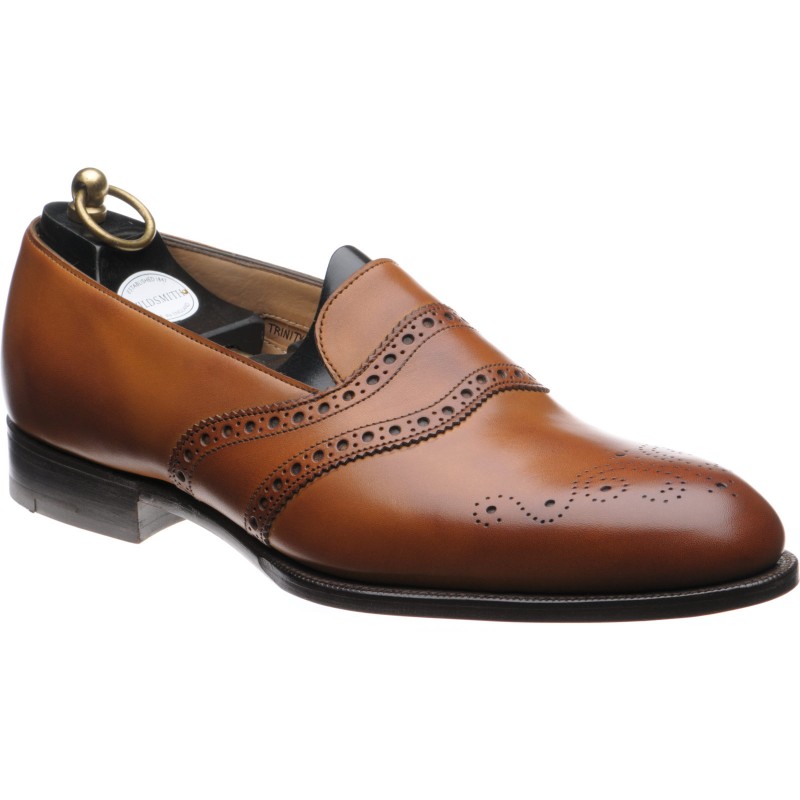 Wildsmith shoes | Wildsmith Sale | Trinity OLD brogues in Chestnut Calf ...