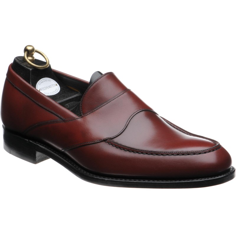 Wildsmith shoes | Wildsmith Seconds | Barnes loafers in Cherry Calf at ...