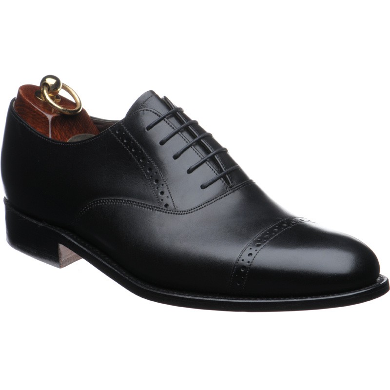 Herring shoes | Herring Seconds | Belgravia semi-brogues in Black Calf ...