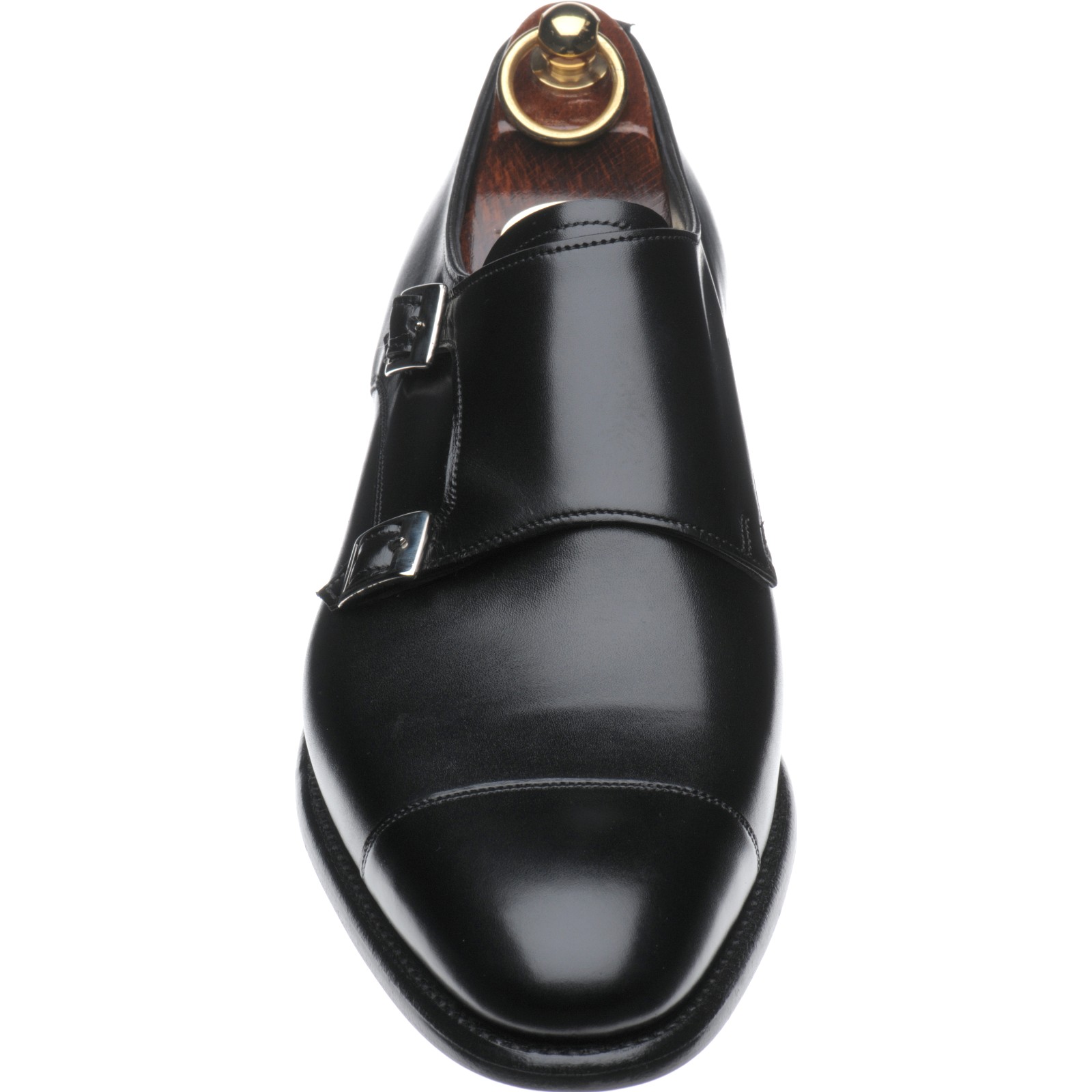 Herring shoes | Herring Premier | Attlee double monk shoes in Black ...