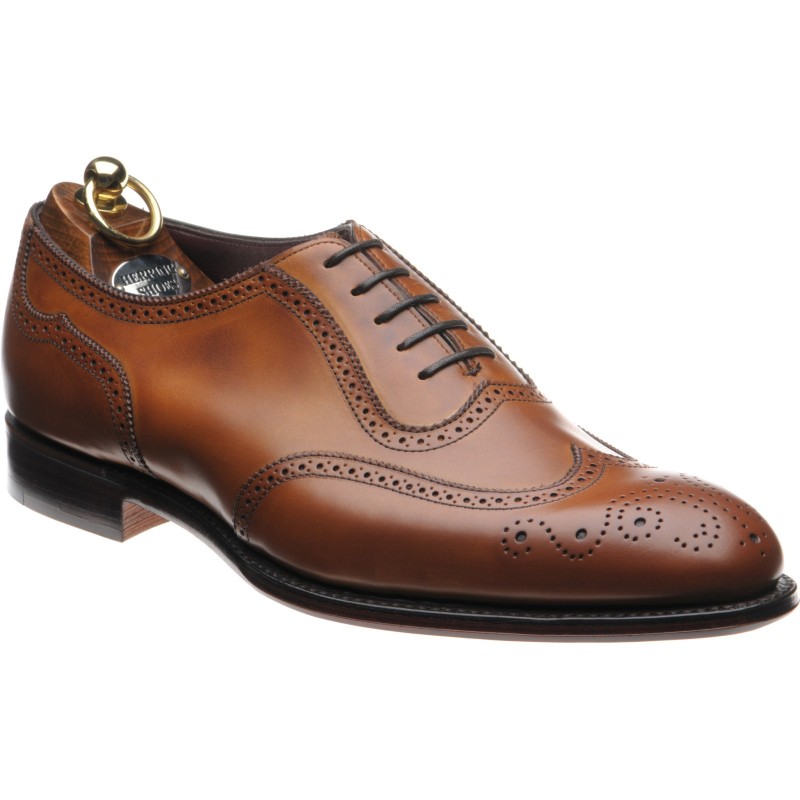Herring shoes | Herring Factory Seconds | Henry II brogues in Chestnut ...