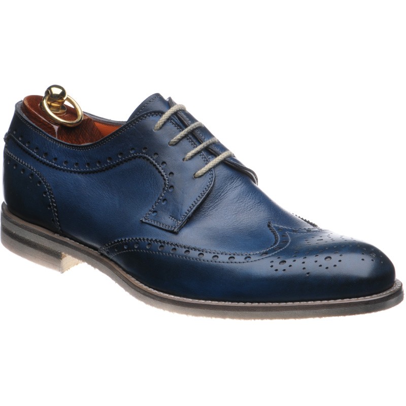 Herring shoes | Herring Casuals | Messina rubber-soled brogues in Navy ...