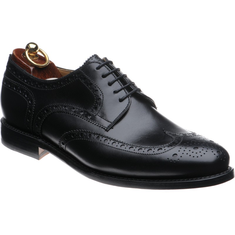 Herring shoes | Herring Classic | Settle brogues in Black Calf at ...