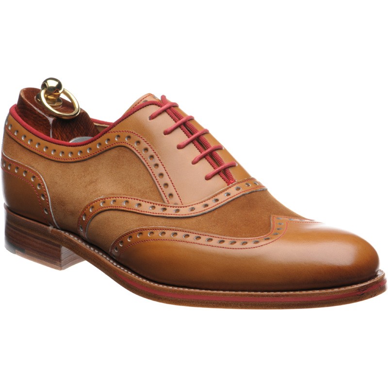 Herring shoes | Herring Sale | Hathaway two-tone brogues in Tan Calf ...