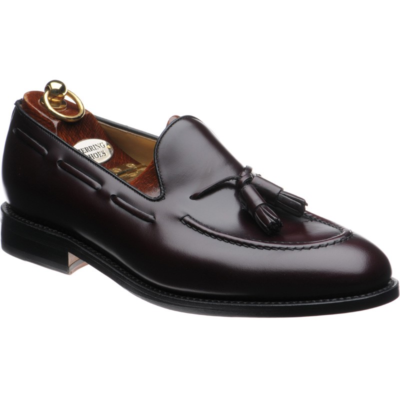 Herring shoes | Herring Classic | Aintree tasselled loafers in Burgundy ...