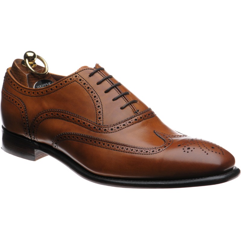 Herring shoes | Herring Premier | Gladstone II brogues in Chestnut Calf ...