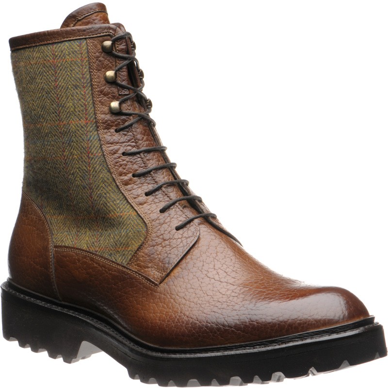 Herring shoes | Herring Classic | Chulmleigh tweed rubber-soled boots ...
