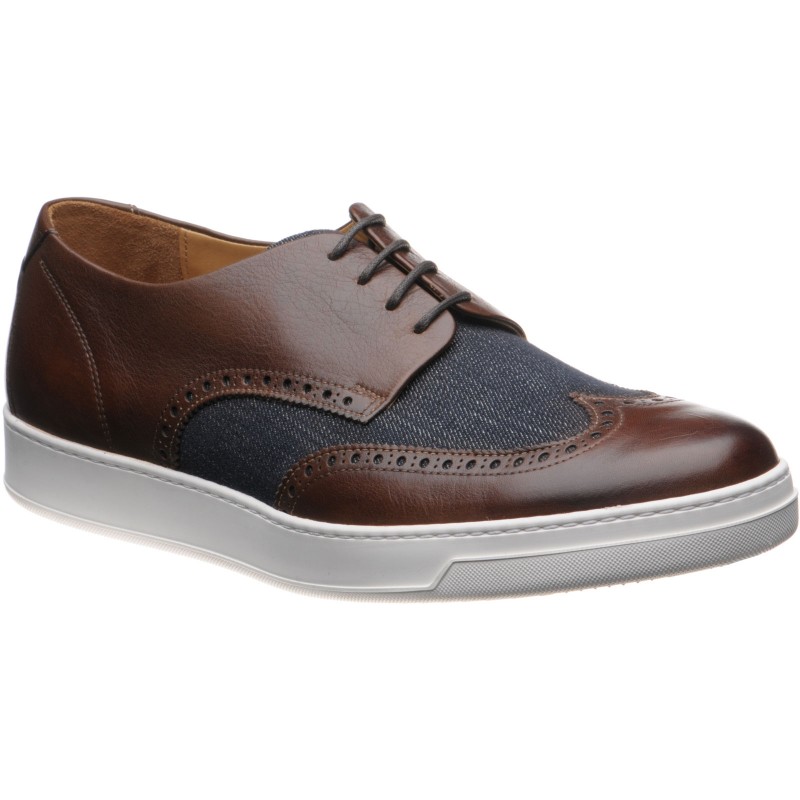 Herring shoes | Herring Casuals | Denton two-tone rubber-soled brogues ...