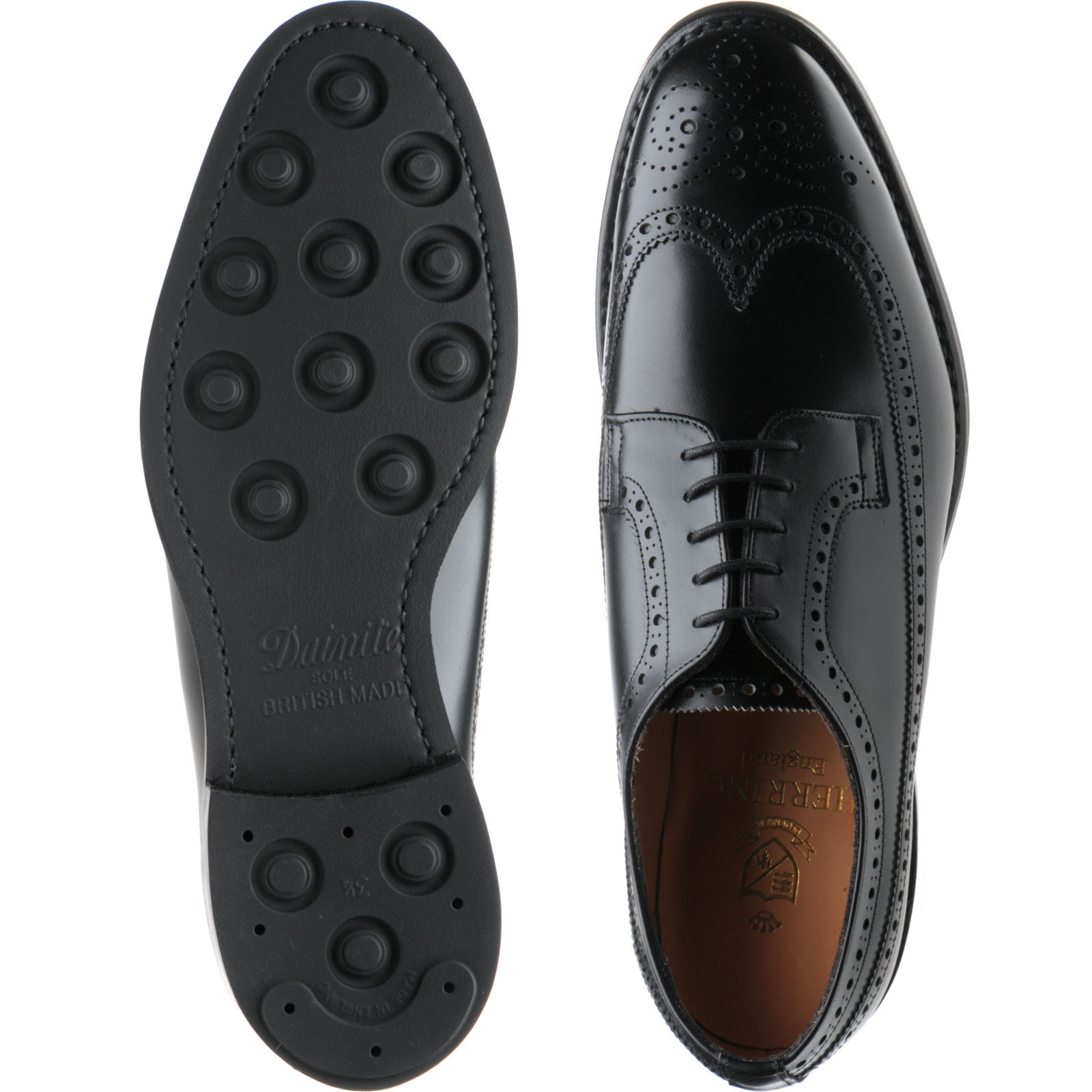 Herring shoes | Herring Premier | Kirkoswold rubber-soled brogues in ...