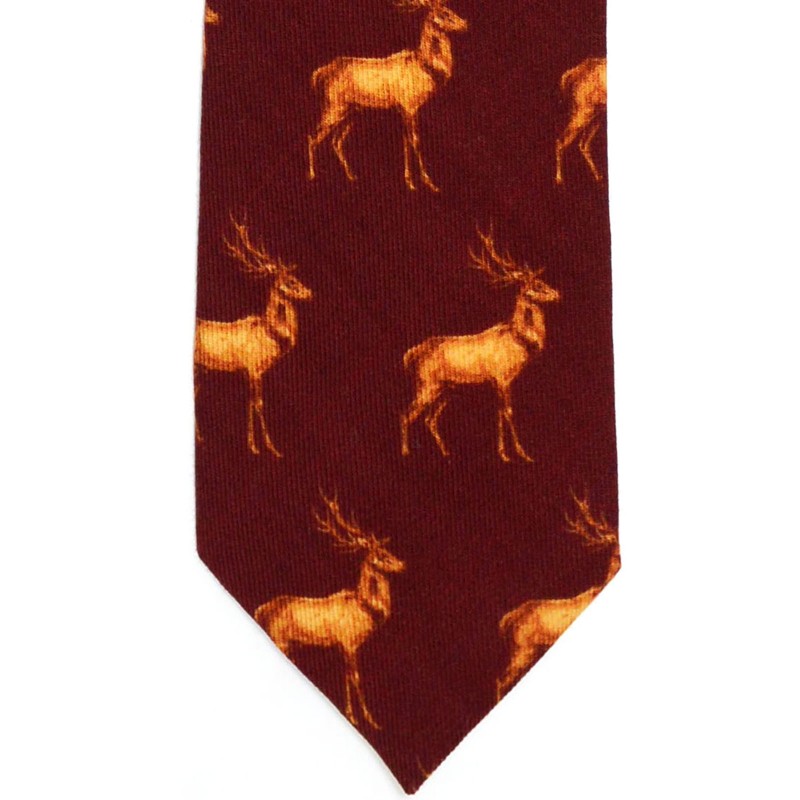 Herring shoes | Herring Ties | Stag Tie (7783 353) in Burgundy (2) at ...
