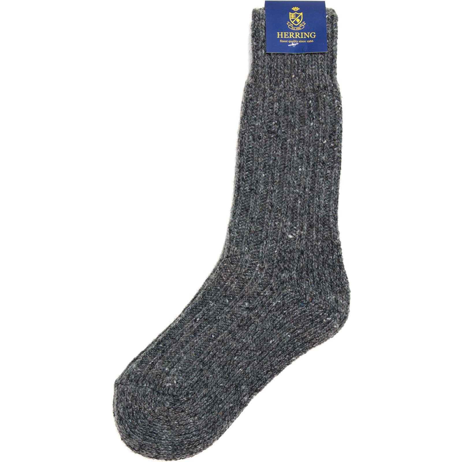 Herring shoes | Herring Socks | Donegal Wool Sock in Grey at Herring Shoes