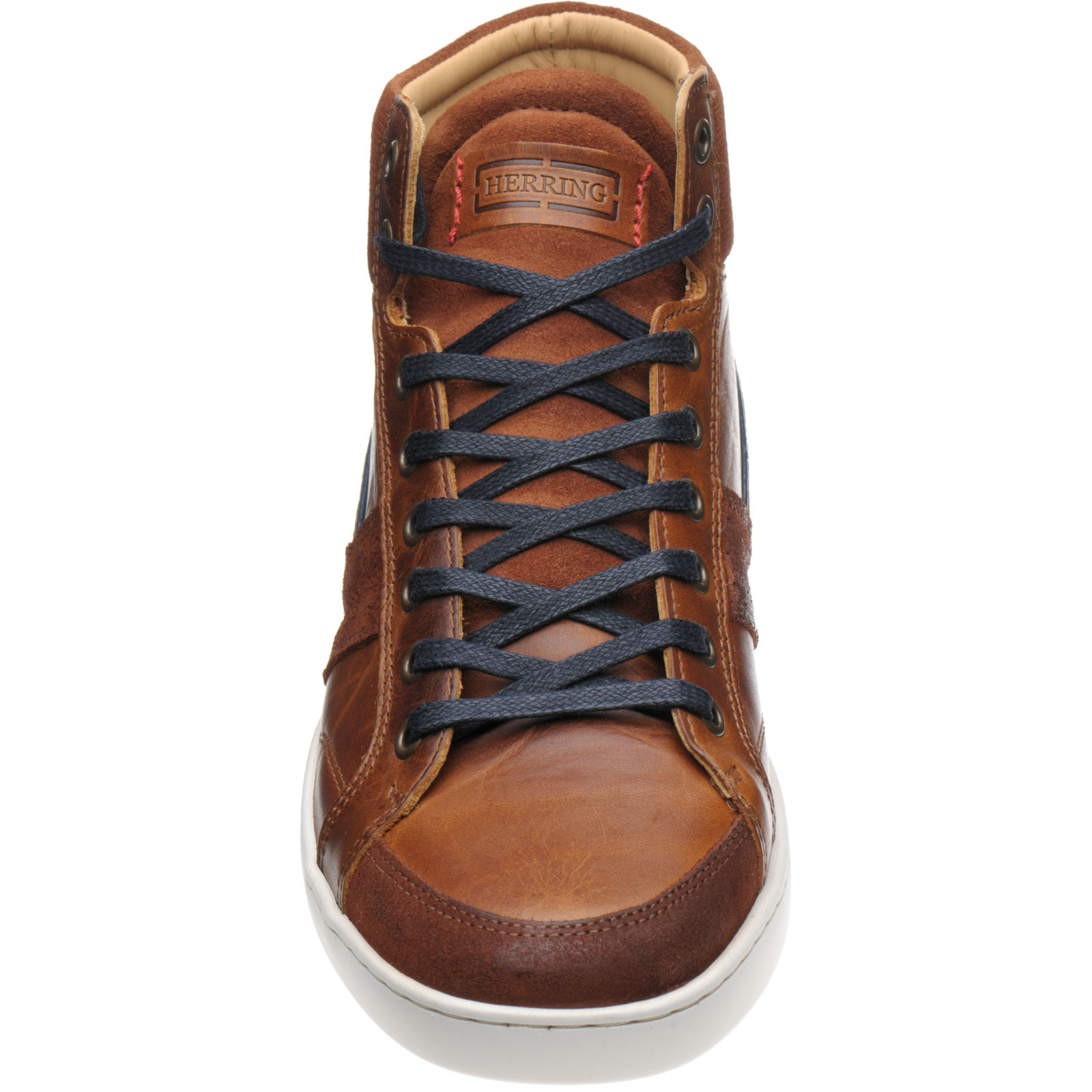 Herring shoes | Herring Casuals | Boxer II in Cognac Calf and Suede at ...