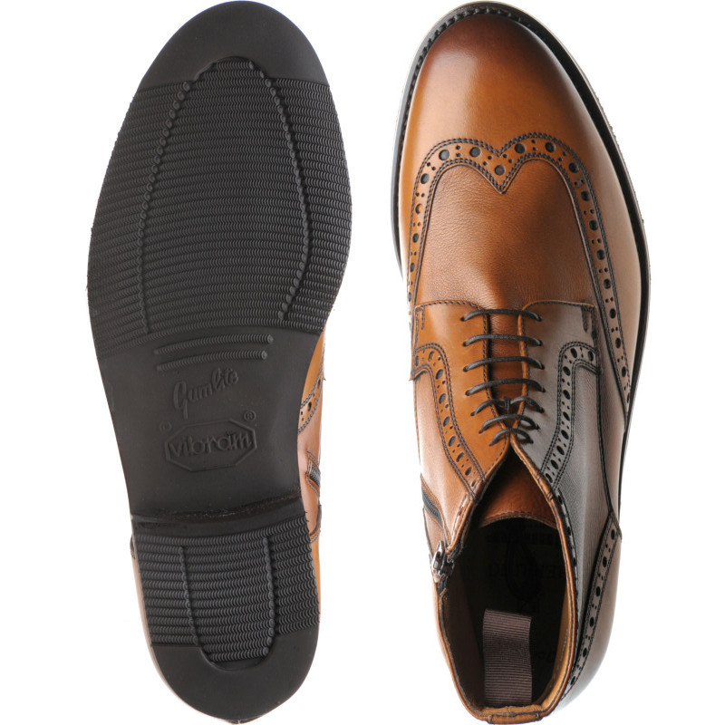 Herring shoes | Herring Sale | Gromo rubber-soled brogue boots in Tan ...