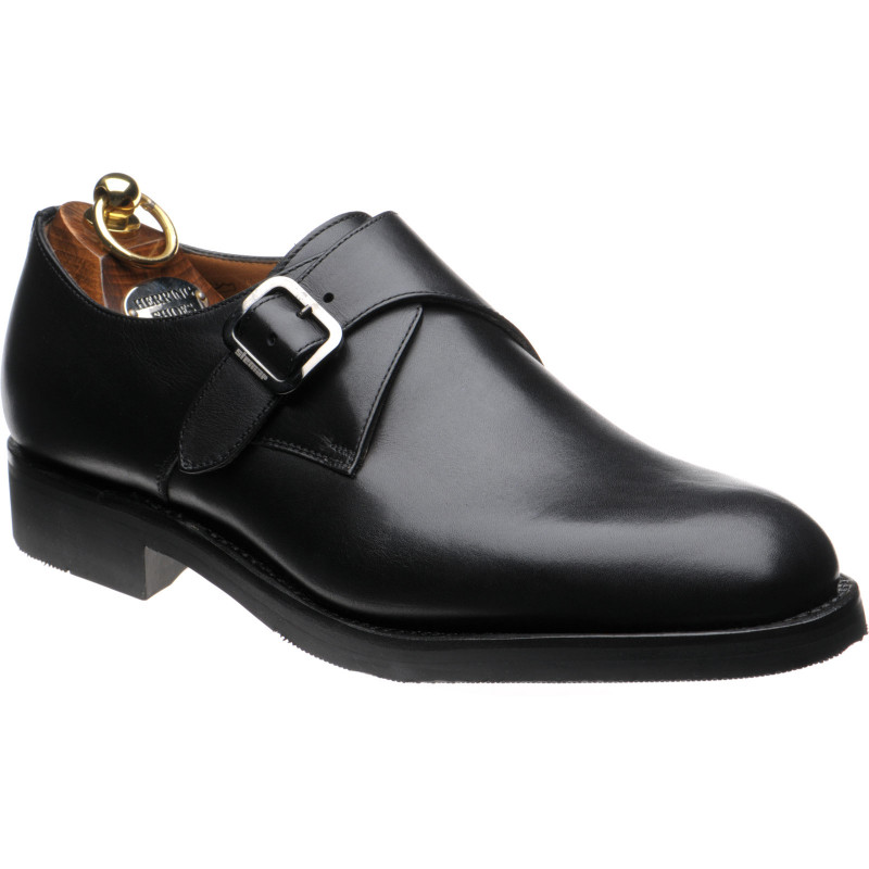Herring shoes | Herring by Stemar | Bergamo monk shoes in Black Calf at ...