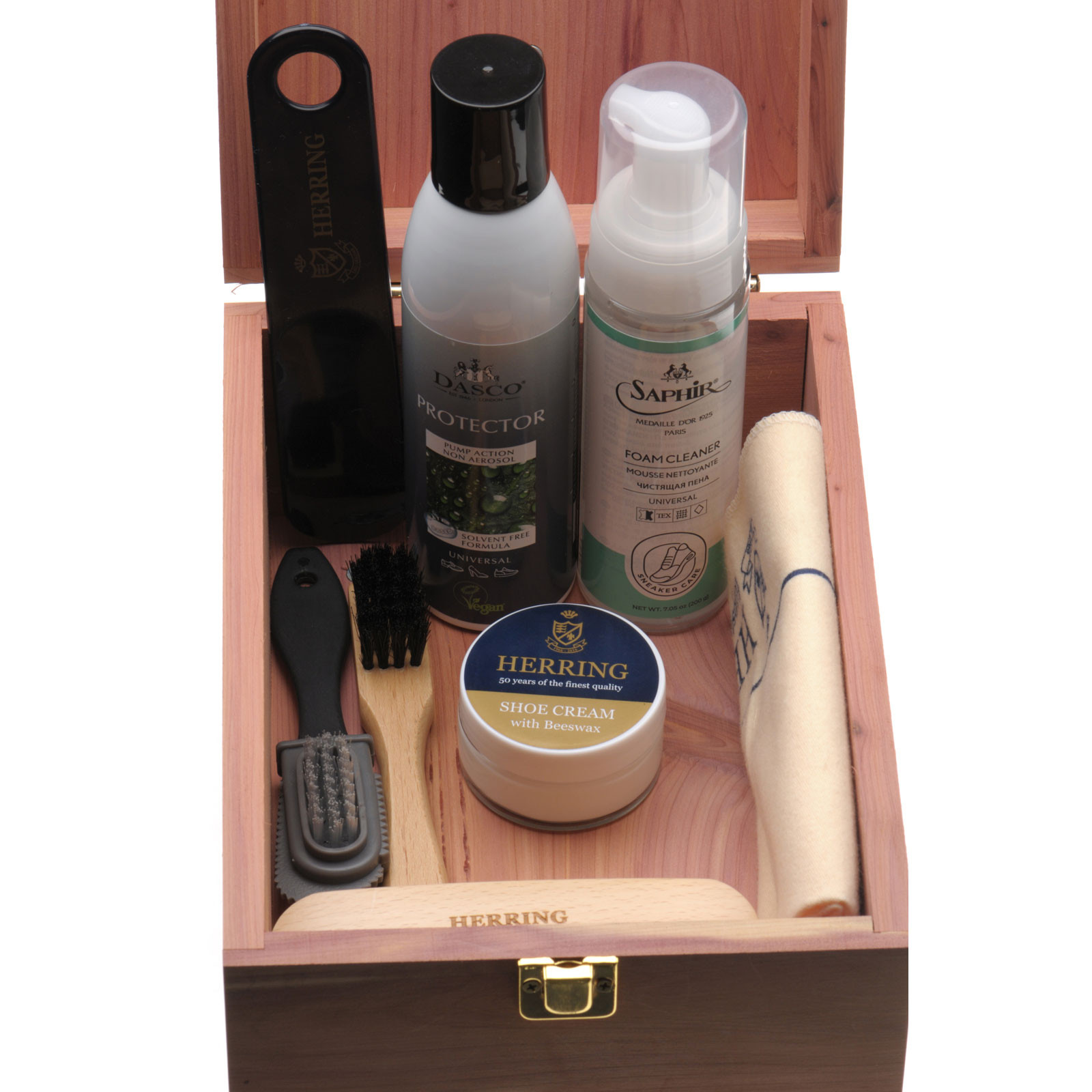 Herring shoes | Herring Shoe Care | Sneaker Care Valet Box in Cedar ...