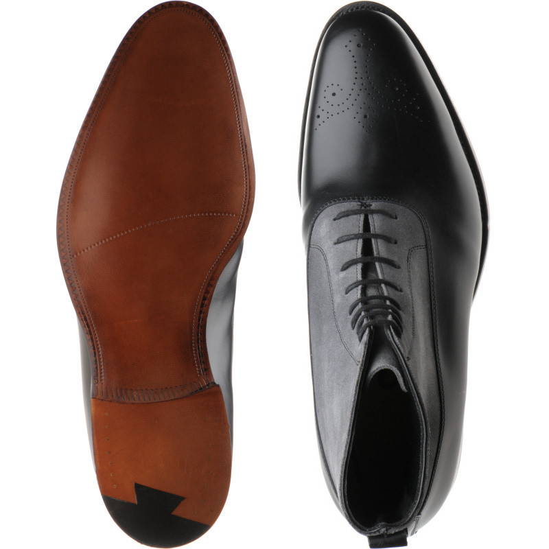 Herring shoes | Herring Premier | Clarence two-tone boots in Black Calf ...