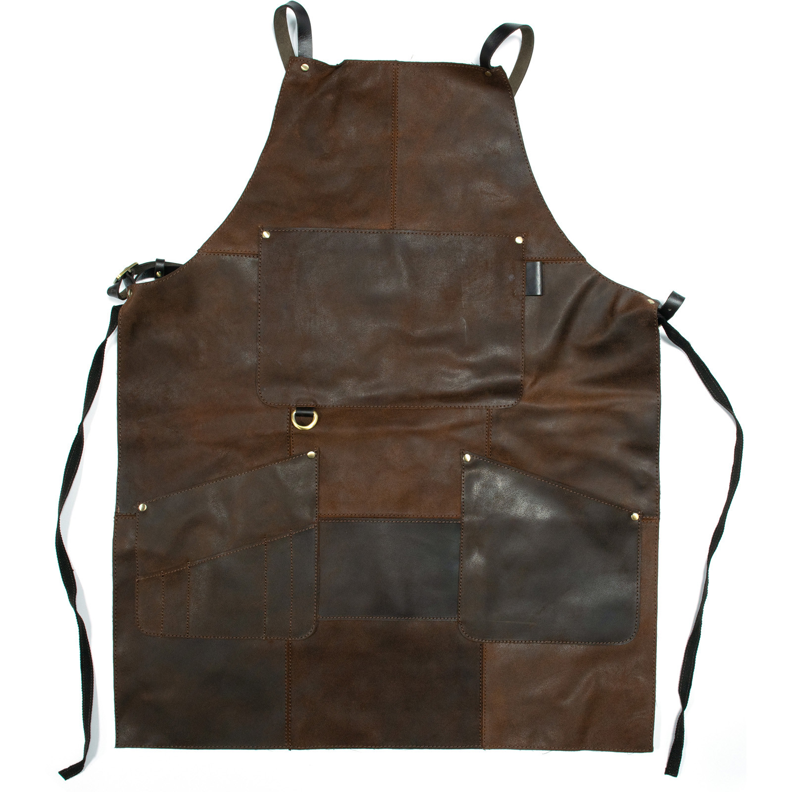 Herring shoes | Small Leather Goods | Leather Apron II in Brown Waxy at Herring Shoes