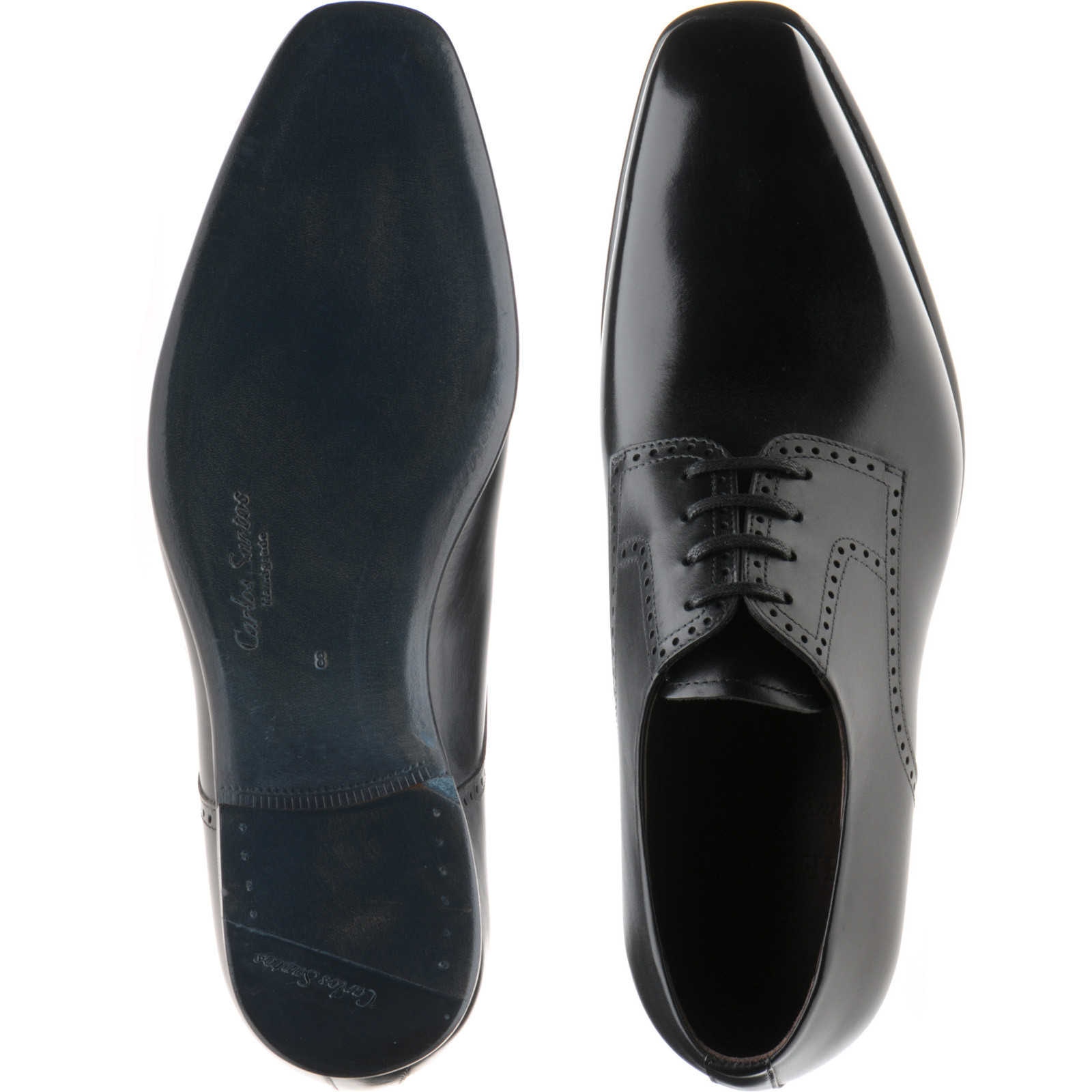 Herring shoes | Herring Premier | Malborough Derby shoes in Black Calf ...
