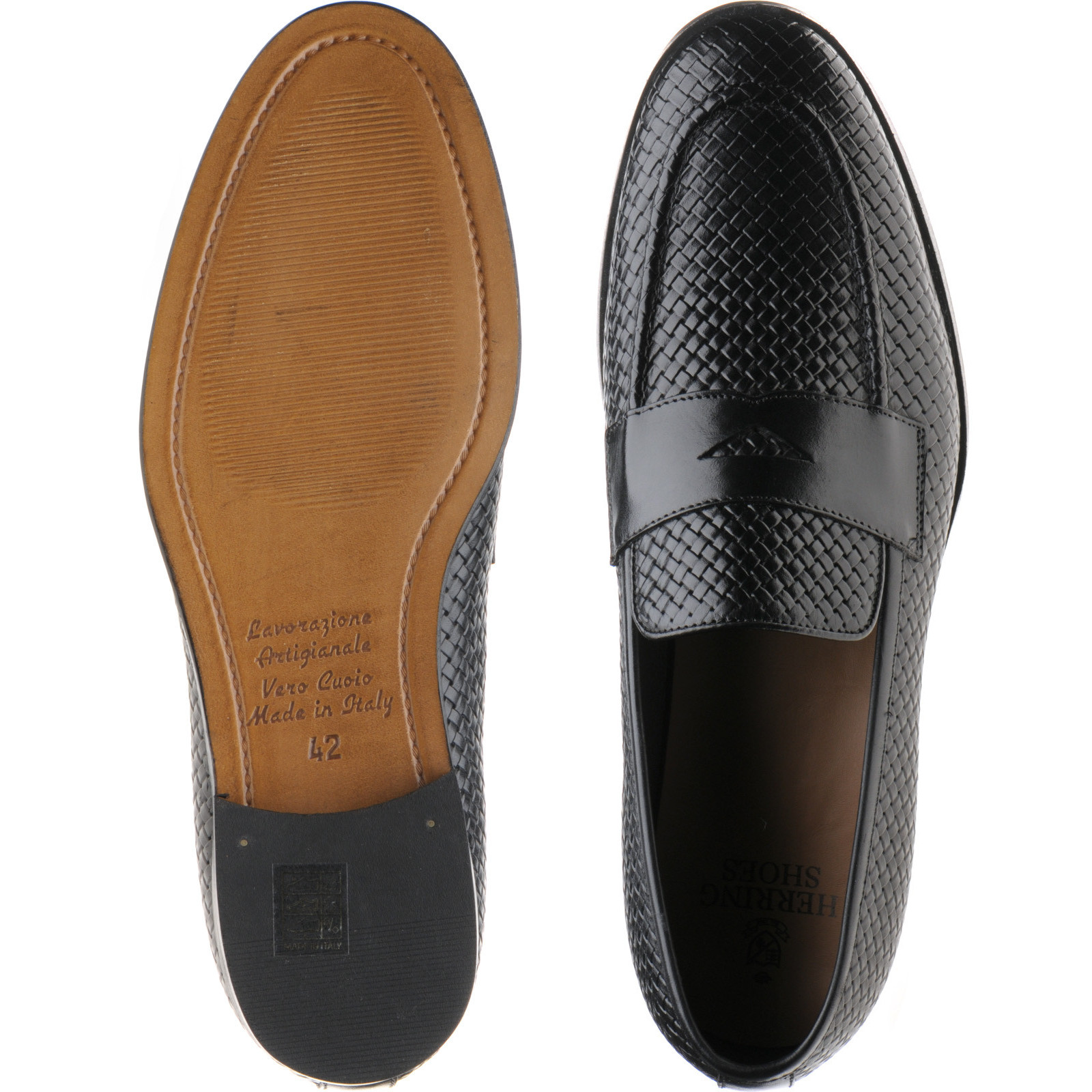 Herring shoes | Herring Executive | Marmi loafers in Black Calf at ...