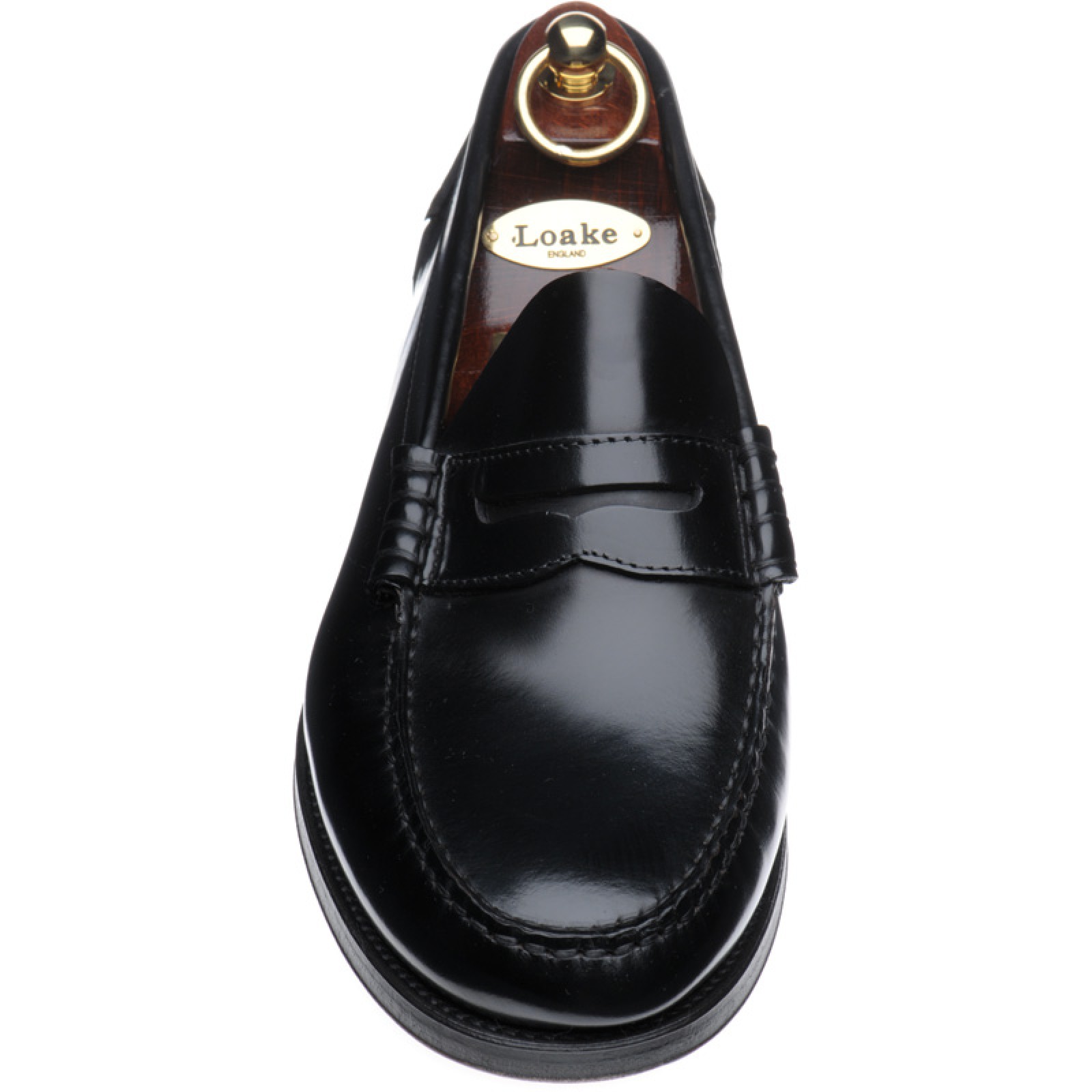Loake shoes | Loake Professional | Princeton loafers in Black Polished ...