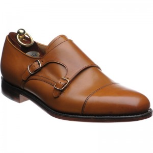 Loake shoes | Loake 1880 Classic | Cannon double monk shoes in Tan Calf ...