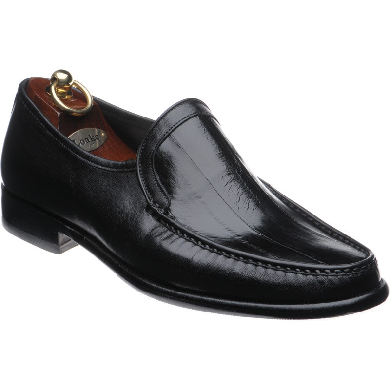 Loake shoes | Loake Lifestyle | Augustus rubber-soled in Black at ...