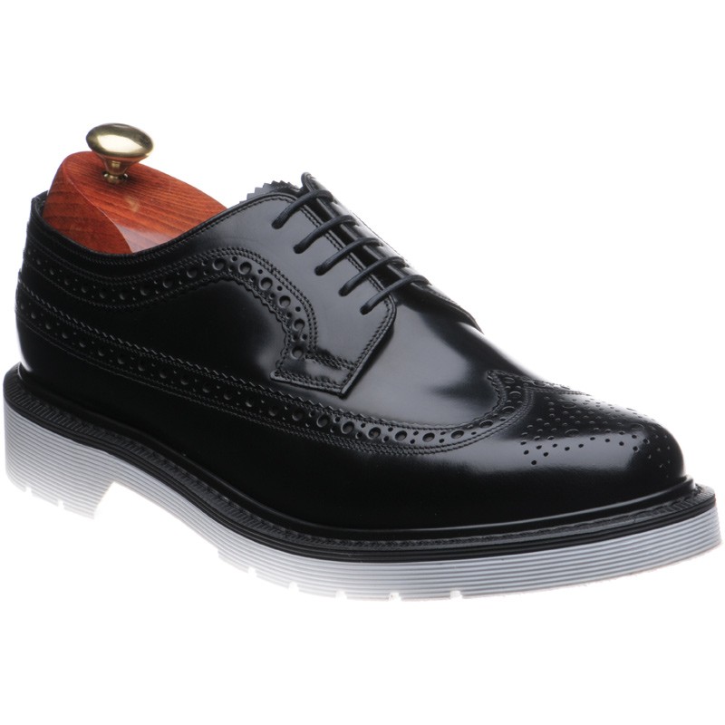 Loake shoes | Loake Sale | 624OLD rubber-soled brogues in Black ...