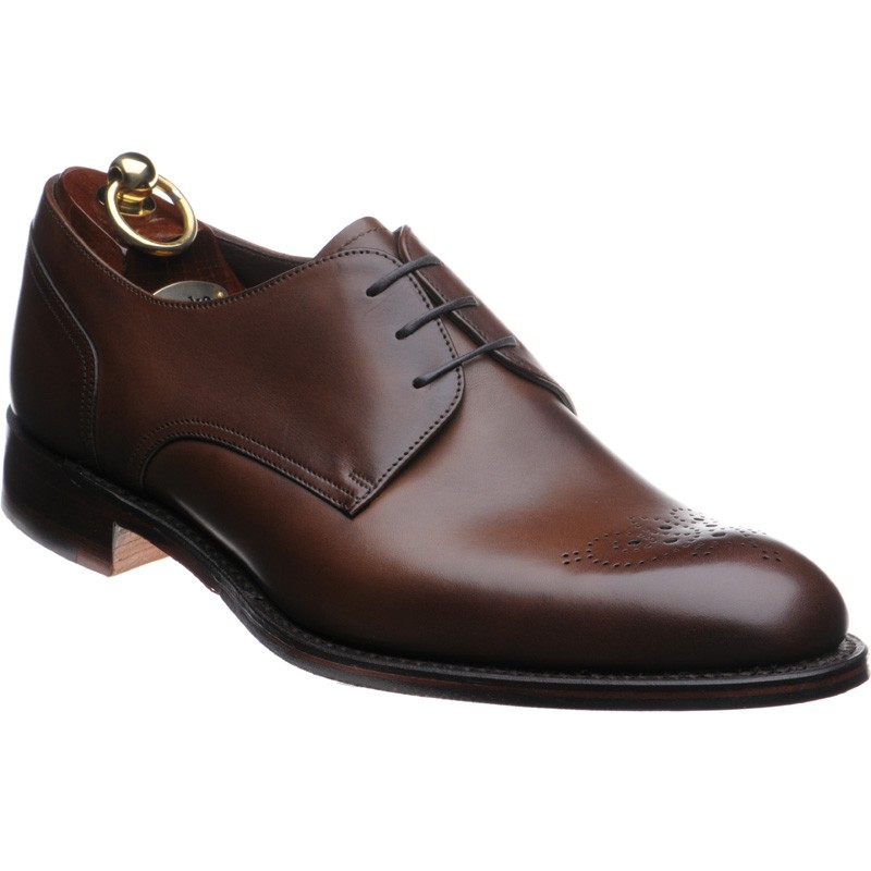 Loake shoes | Loake Sale | Naylor rubber-soled brogues in Dark Brown ...