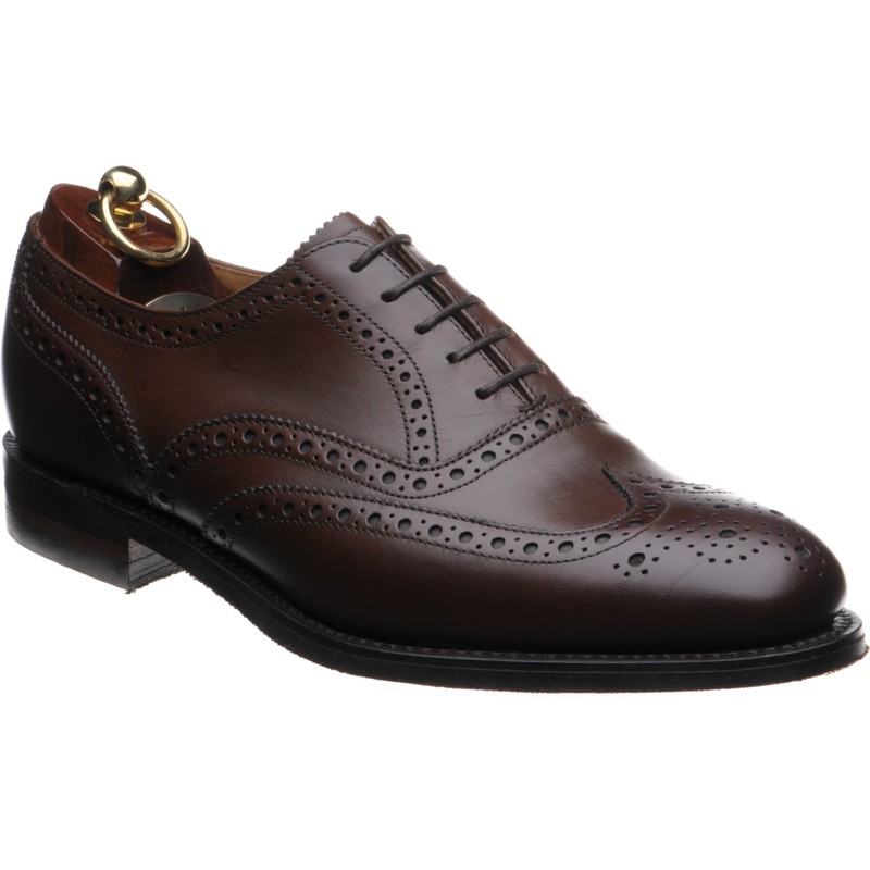 Loake shoes | Loake Shoemaker | Cumbria rubber-soled brogues in Dark ...