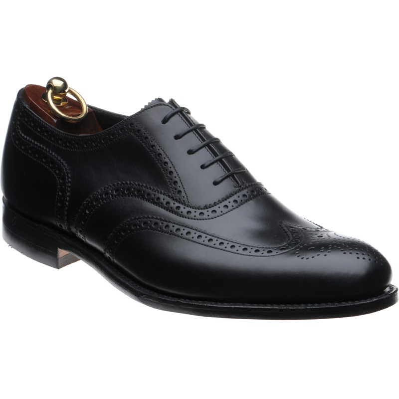 Loake shoes | Loake Shoemaker | Bailey brogues in Black Calf at Herring ...