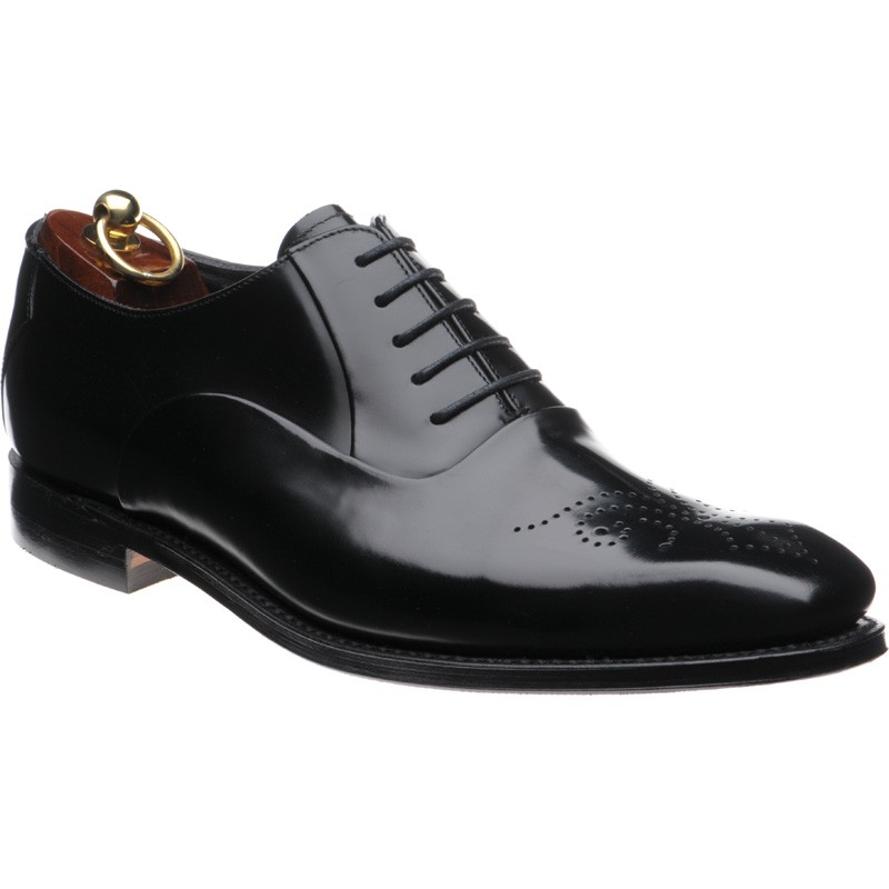 Loake shoes | Loake Shoemaker | Howard hybrid-soled brogues in Black ...