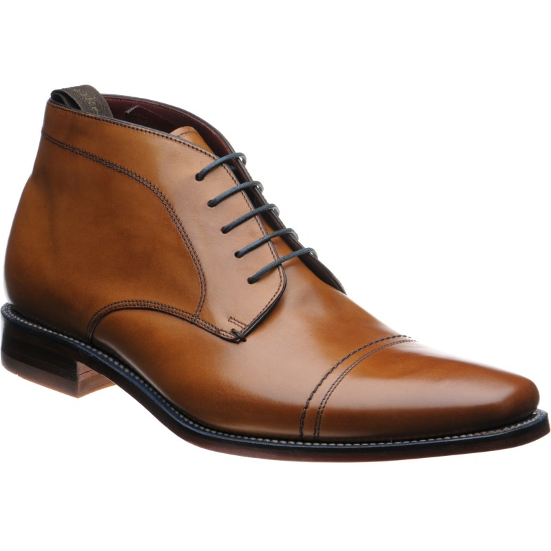 Loake shoes | Loake Design | Spencer boots in Tan Calf at Herring Shoes