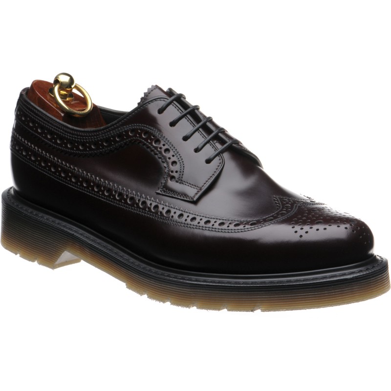 Loake shoes | Loake Sale | 624 rubber-soled brogues in Oxblood Polished ...