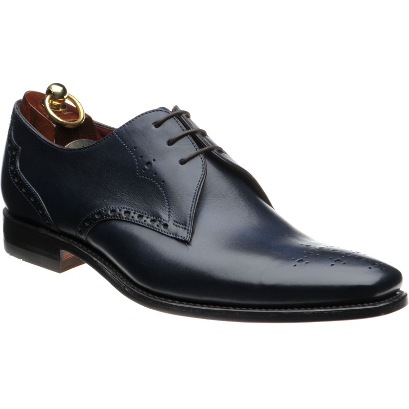 Loake shoes | Loake Design | Hannibal brogues in Handpainted Navy Calf ...