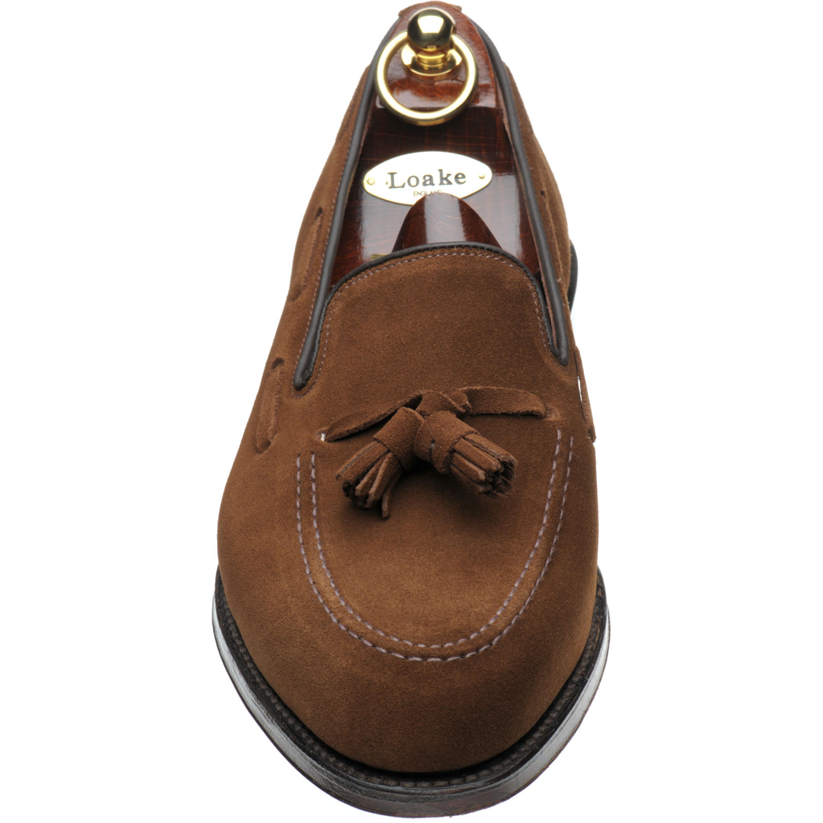 Loake shoes | Loake Sale | Russell tasselled loafers in Polo Suede at ...